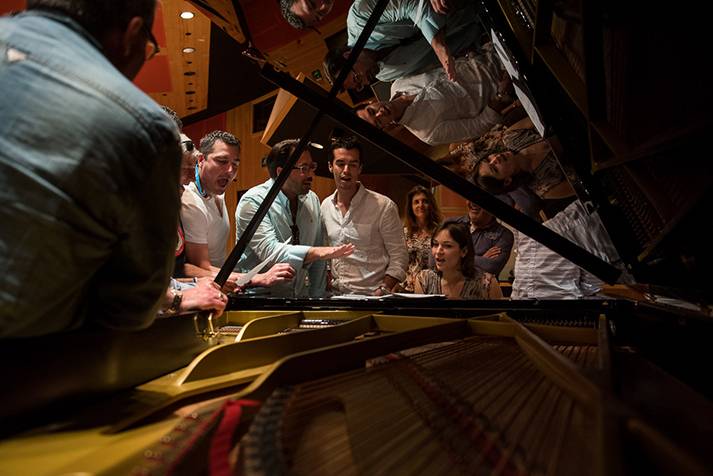 Musical team building in studio - London Incognito