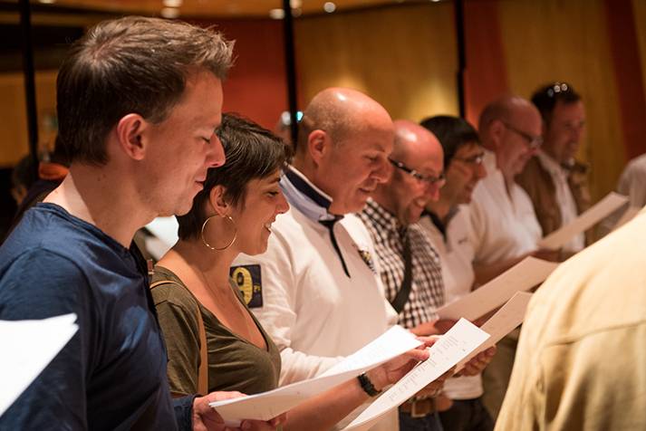 Musical team building in studio - London Incognito